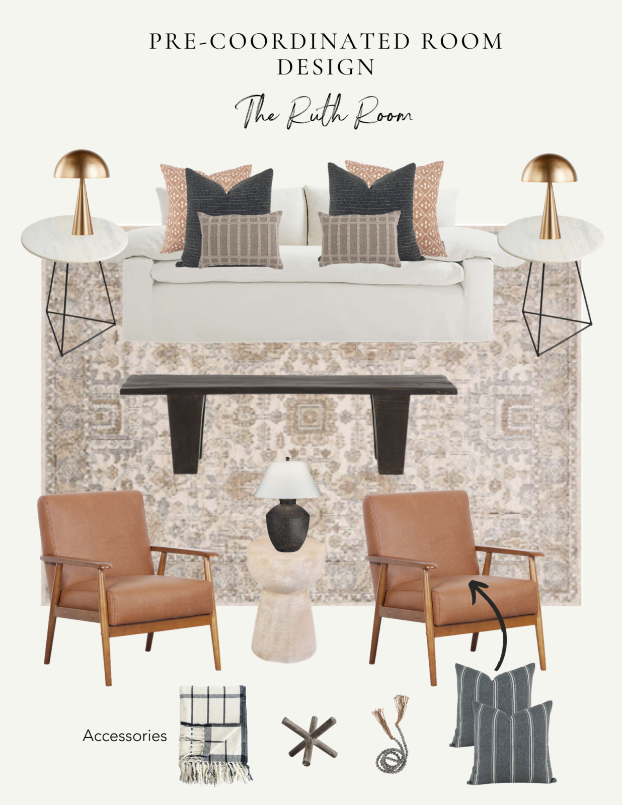 Shop the Curated Room Collection: The "Ruth" - Dwell & Oak