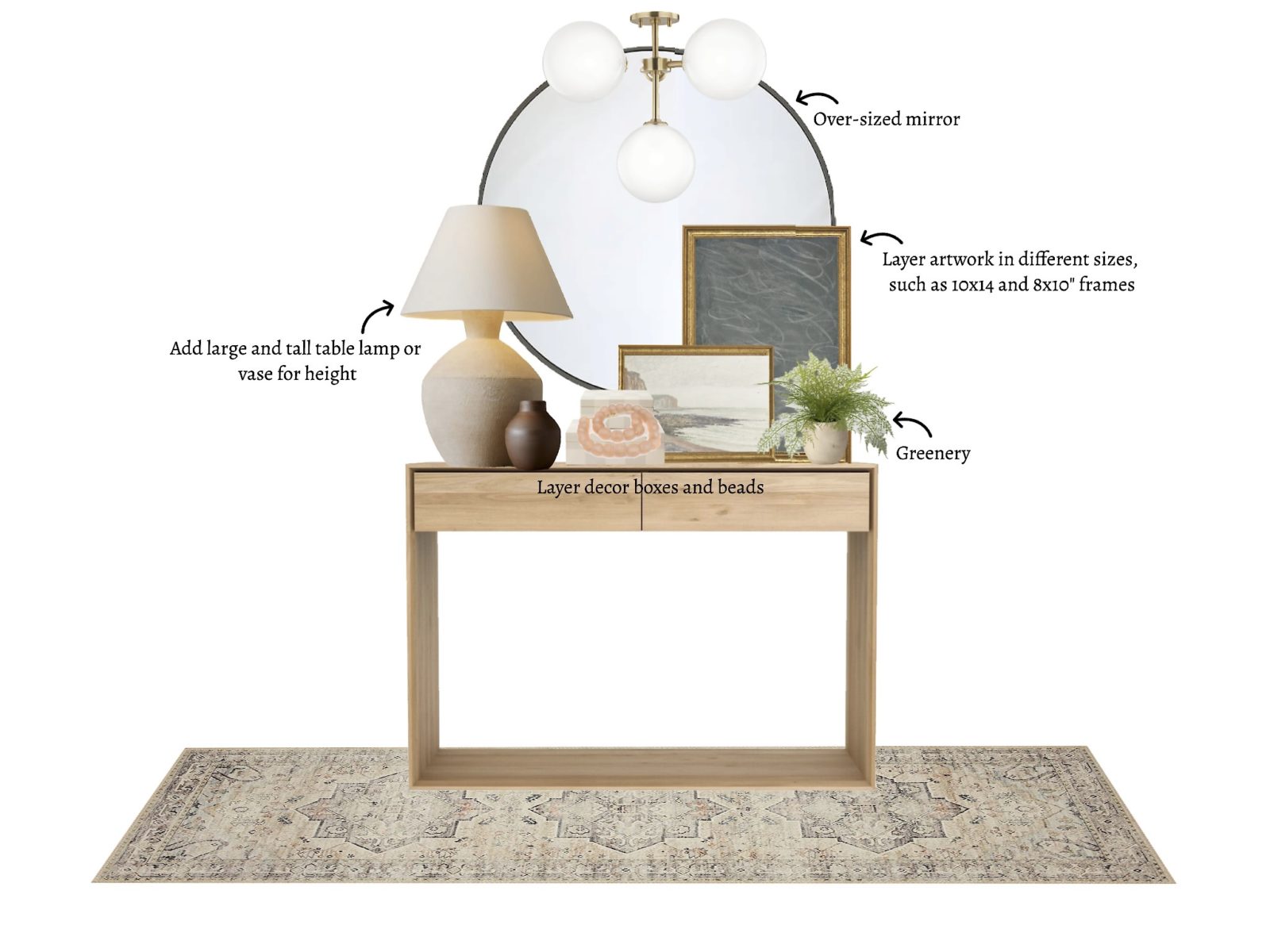 Five Must-Haves to Style an Entryway - Dwell & Oak